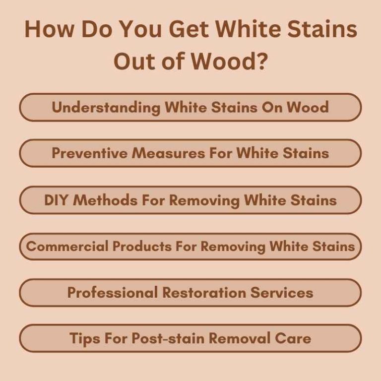 How Do You Get White Stains Out of Wood? Discover Effective Methods!