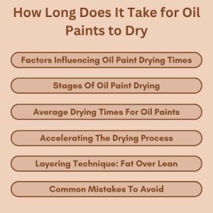 How Long Does It Take for Oil Paints to Dry: Quick Guide – Woodworking ...