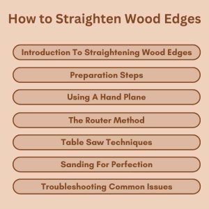 How to Straighten Wood Edges: Simple DIY Solutions – Woodworking Advisor