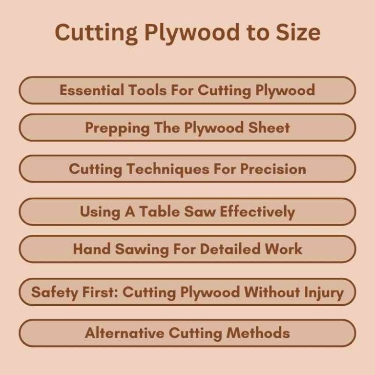 Cutting Plywood to Size: Quick & Accurate Techniques