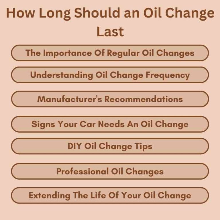 How Long Should an Oil Change Last: Essential Tips