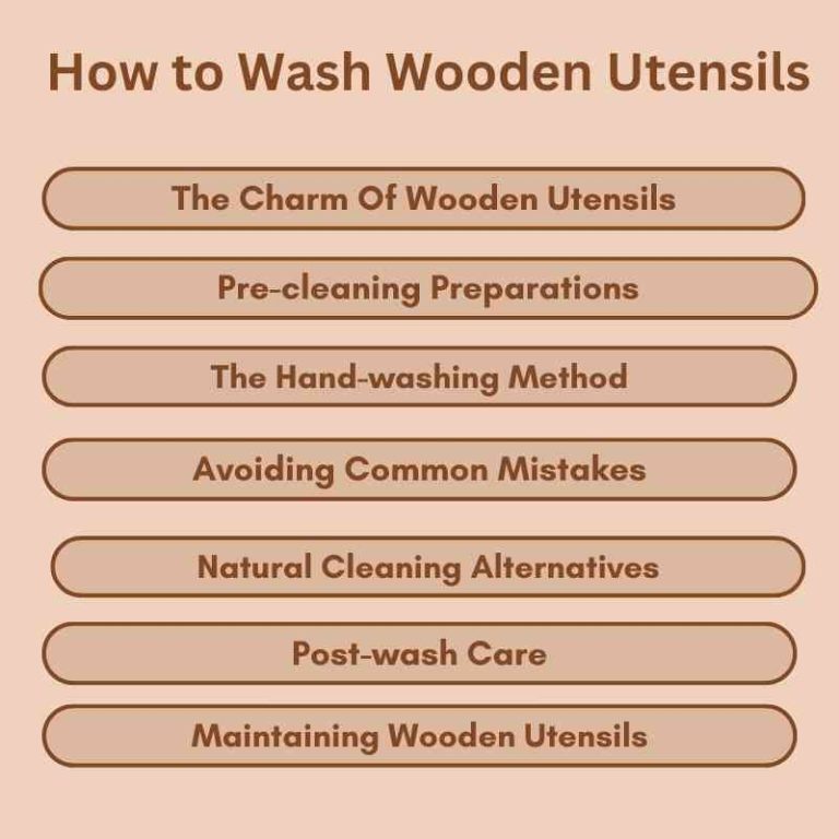 How to Wash Wooden Utensils: A Step-by-Step Guide