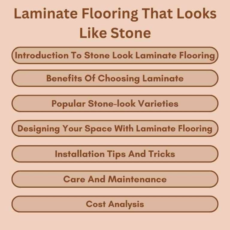 Laminate Flooring That Looks Like Stone: Transform Your Space!