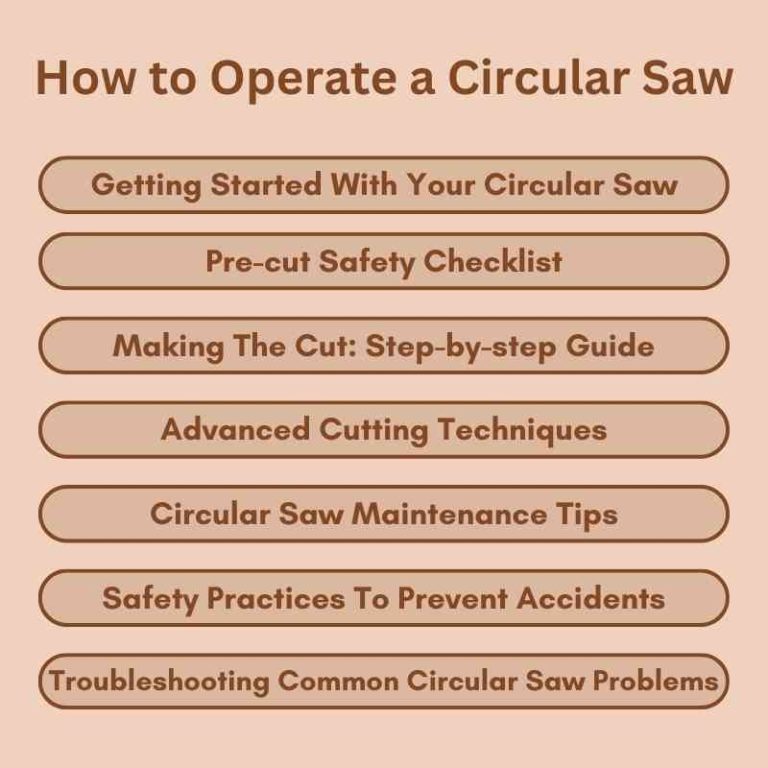 How to Operate a Circular Saw: Essential Safety Tips and Tricks ...