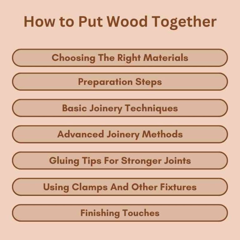 How to Put Wood Together: Seamless Joinery Tips