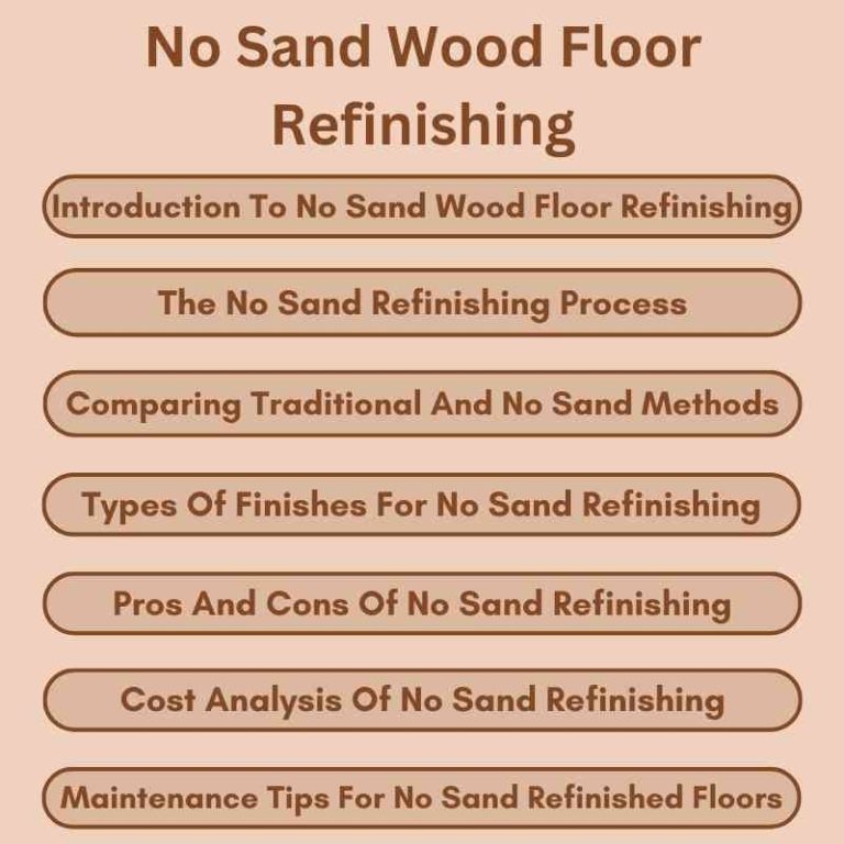 No Sand Wood Floor Refinishing: Effortless Shine!