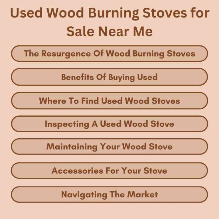 Used Wood Burning Stoves for Sale Near Me: Hot Deals!