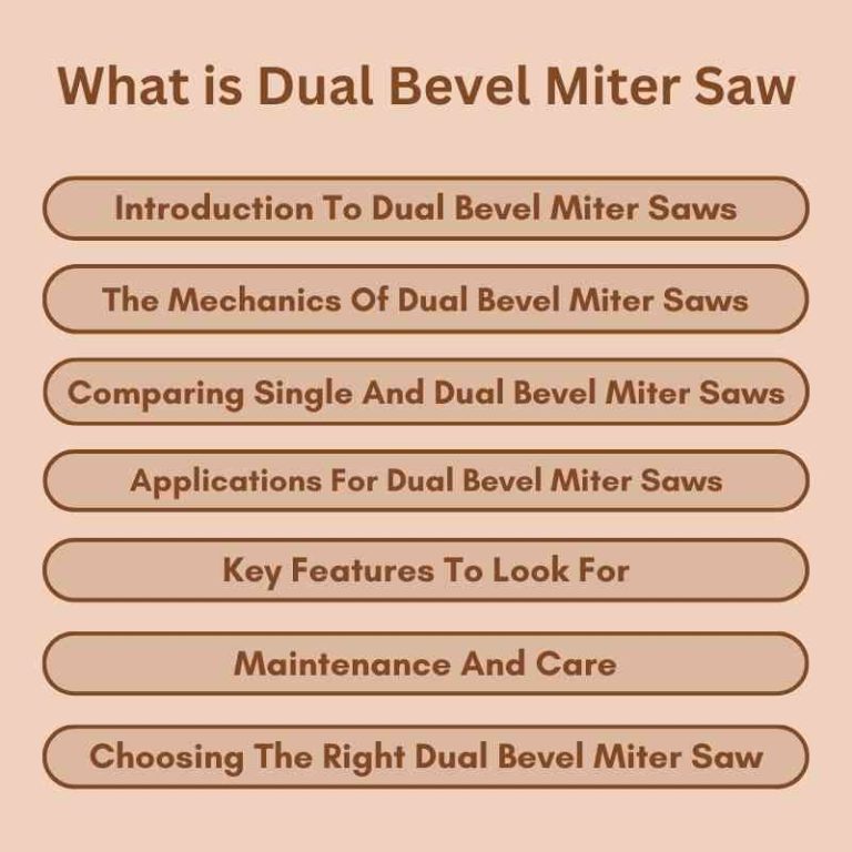 What is Dual Bevel Miter Saw: Precision Cuts Unveiled
