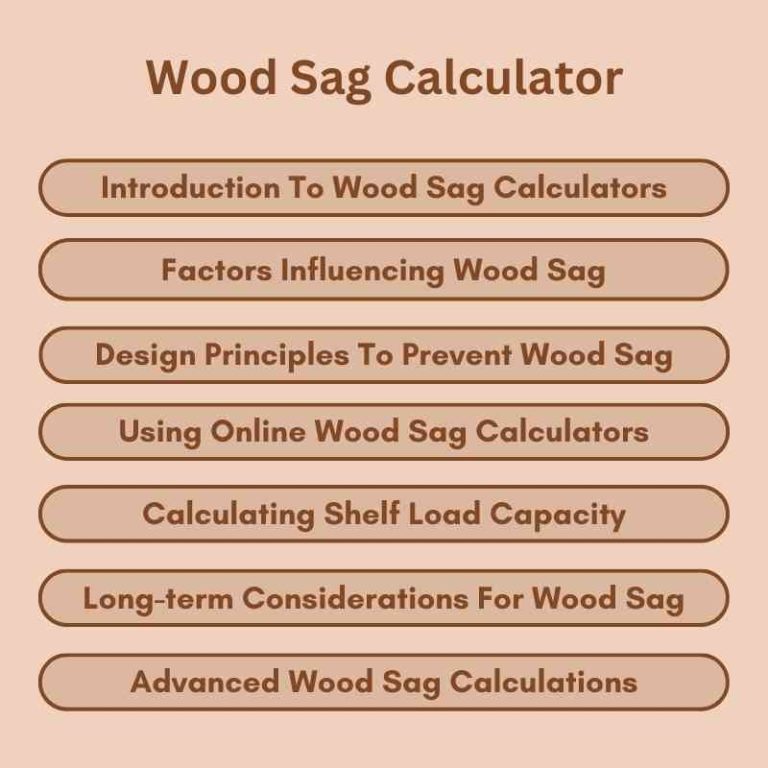 Wood Sag Calculator: Ensure Structural Integrity!