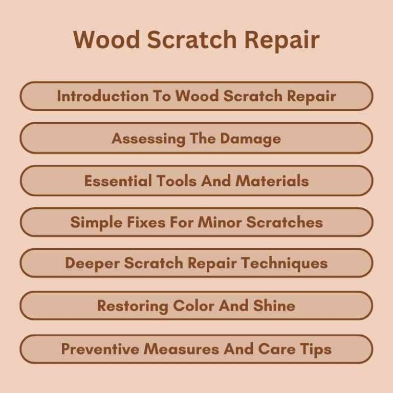 Wood Scratch Repair: Easy DIY Fixes for Pristine Furniture