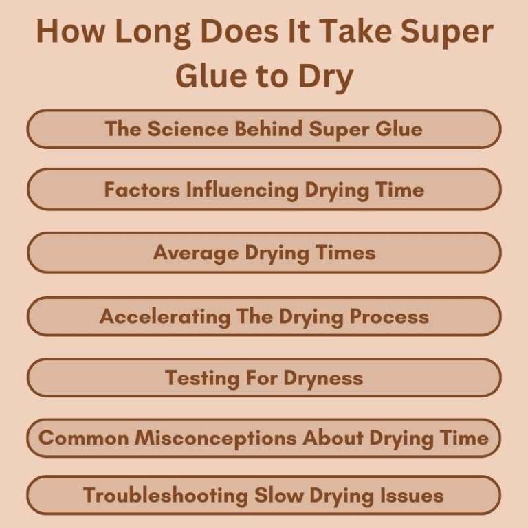 How Long Does It Take Super Glue to Dry? Quick Facts!