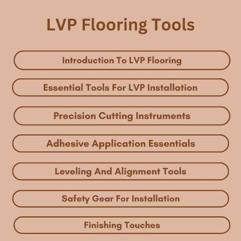LVP Flooring Tools: Must-Haves for Perfect Installation