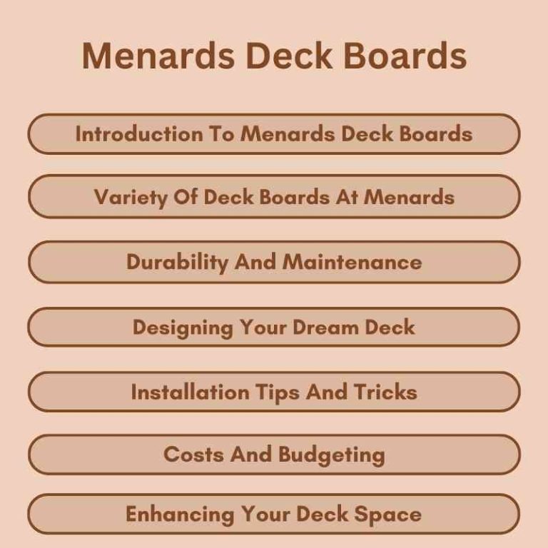 Menards Deck Boards: Transform Your Outdoor Space!