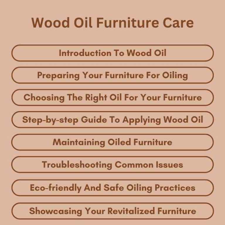 Wood Oil Furniture Care: Revitalize Your Pieces! – Woodworking Advisor