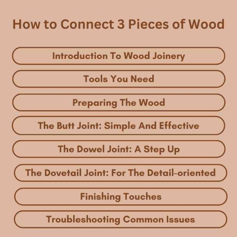 How to Connect 3 Pieces of Wood: Easy Joinery Tips
