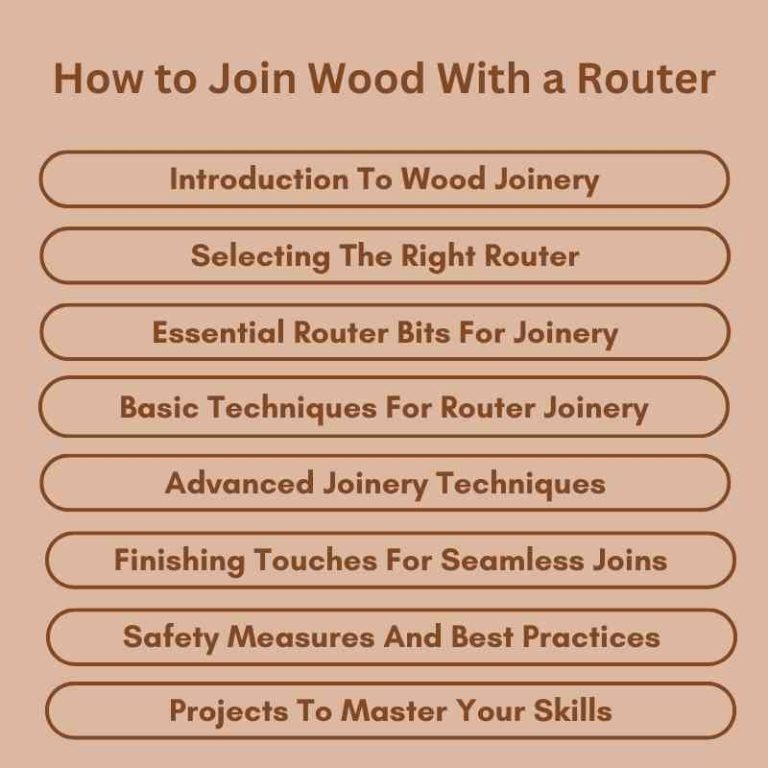 How to Join Wood With a Router: Seamless Techniques
