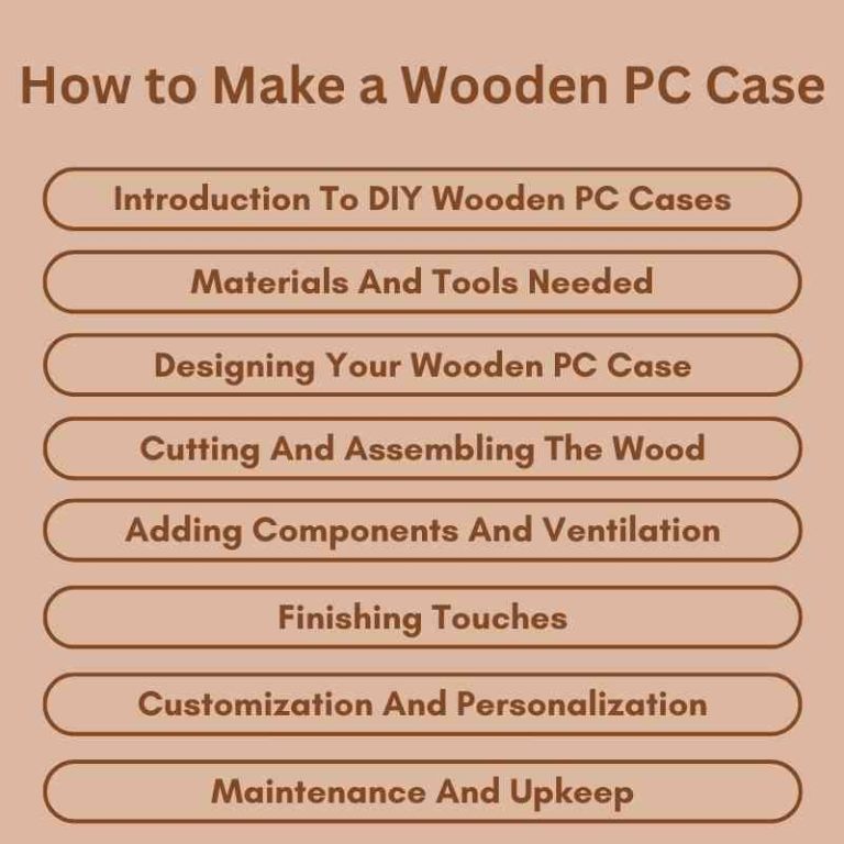 How to Make a Wooden PC Case: DIY Mastery Guide