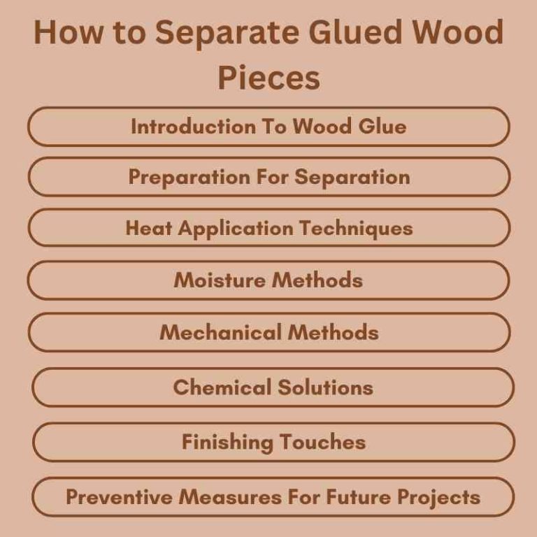 How to Separate Glued Wood Pieces: Easy & Safe Methods