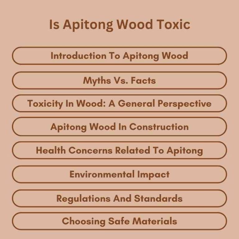 Is Apitong Wood Toxic? Unveiling the Truth