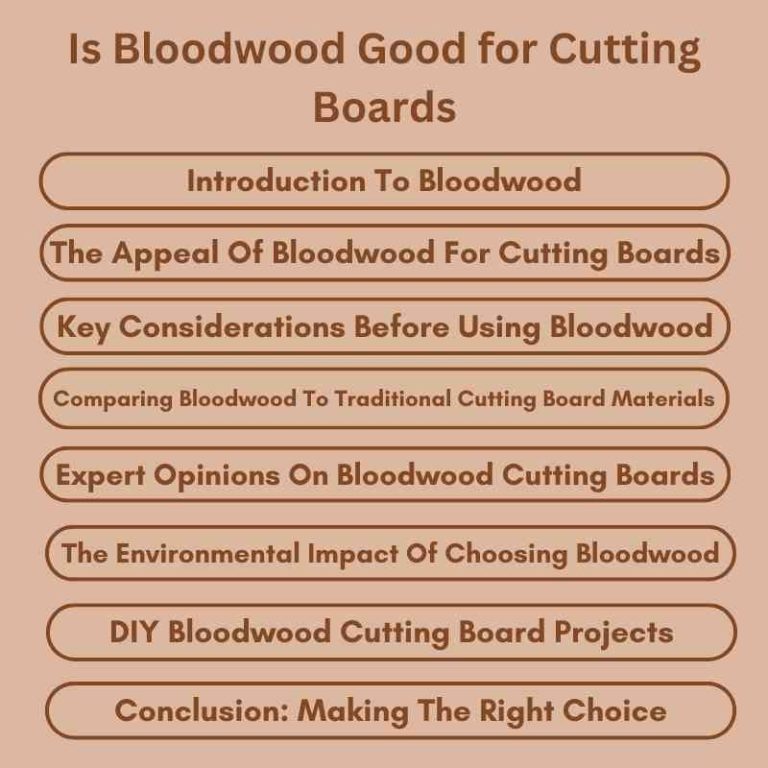Is Bloodwood Good for Cutting Boards? Uncover the Truth!