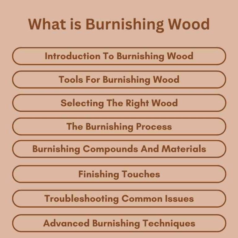 What is Burnishing Wood: Unlock the Secret to Shine