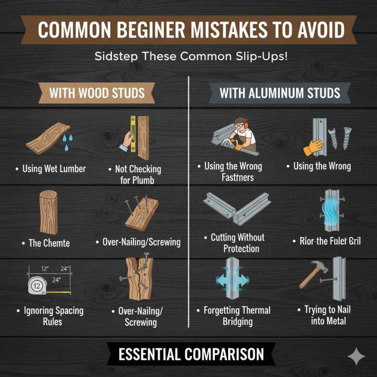 Aluminum Studs Vs Wood: Essential Comparison