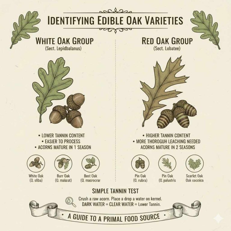 Are Oak Acorns Edible: Essential Survival Food