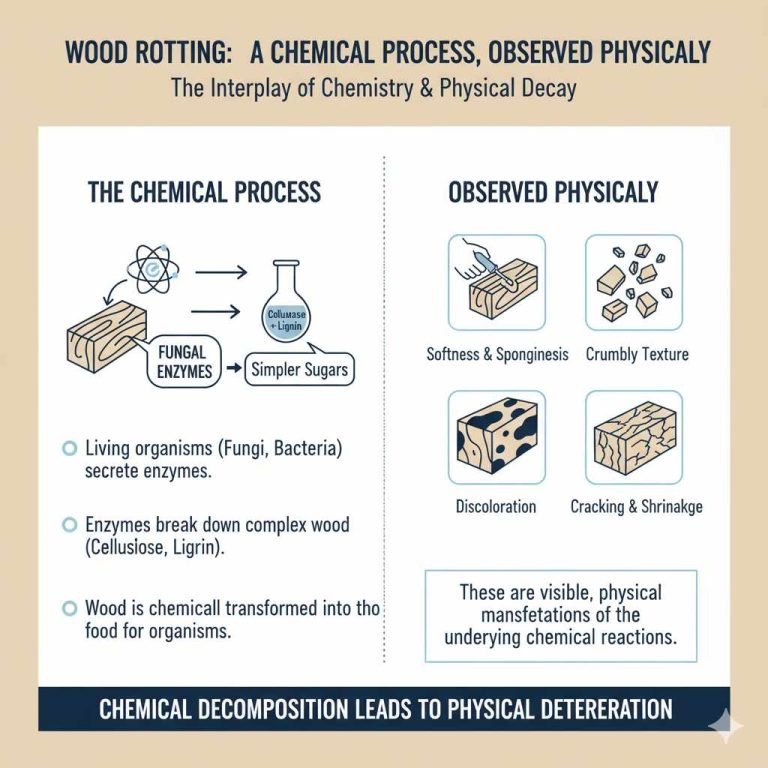 Is Wood Rotting a Physical or Chemical Property: Essential Guide