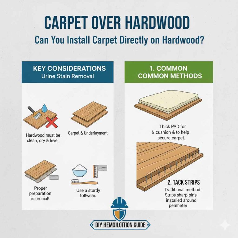 How To Install Carpet On Hardwood Floor: Essential Guide