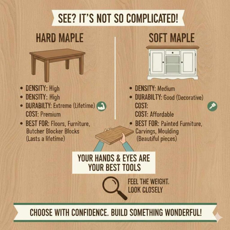 Difference Between Hard Maple and Soft Maple: A Proven Guide