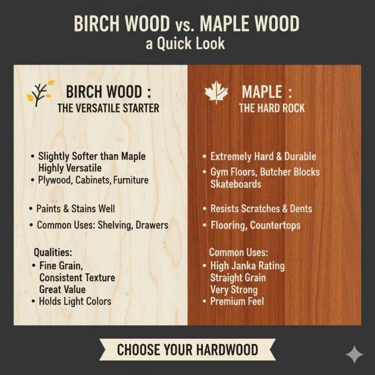 Birch Wood Vs Maple: Choose Perfect Wood