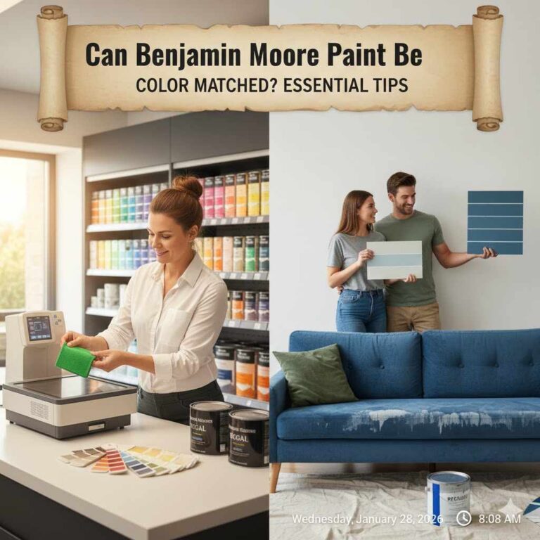 Can Benjamin Moore Paint Be Color Matched? Essential Tips