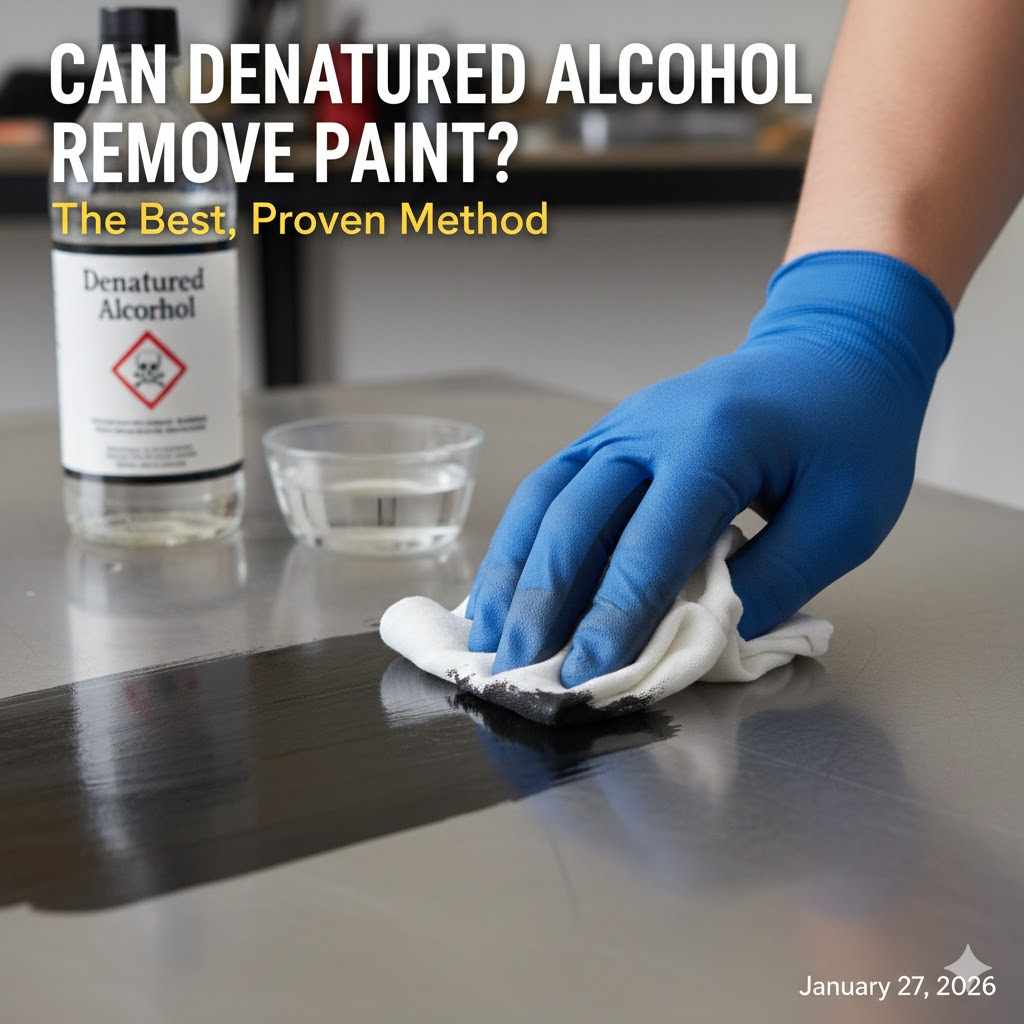 Can Denatured Alcohol Remove Paint? The Best, Proven Method