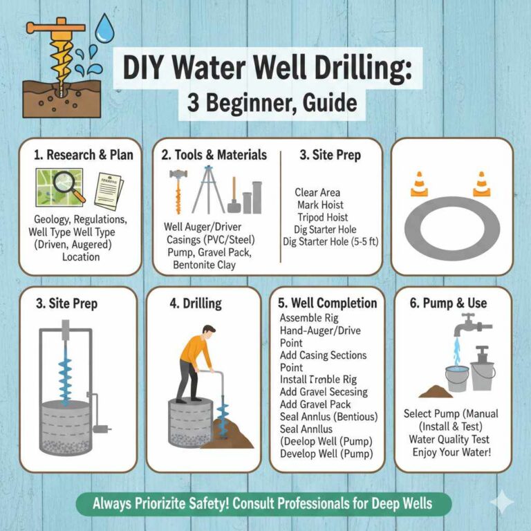 DIY Water Well Drilling: A Beginner's Guide