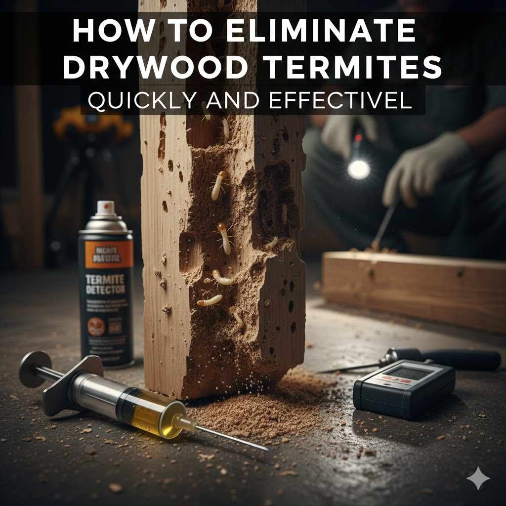 How to Eliminate Drywood Termites Quickly and Effectively