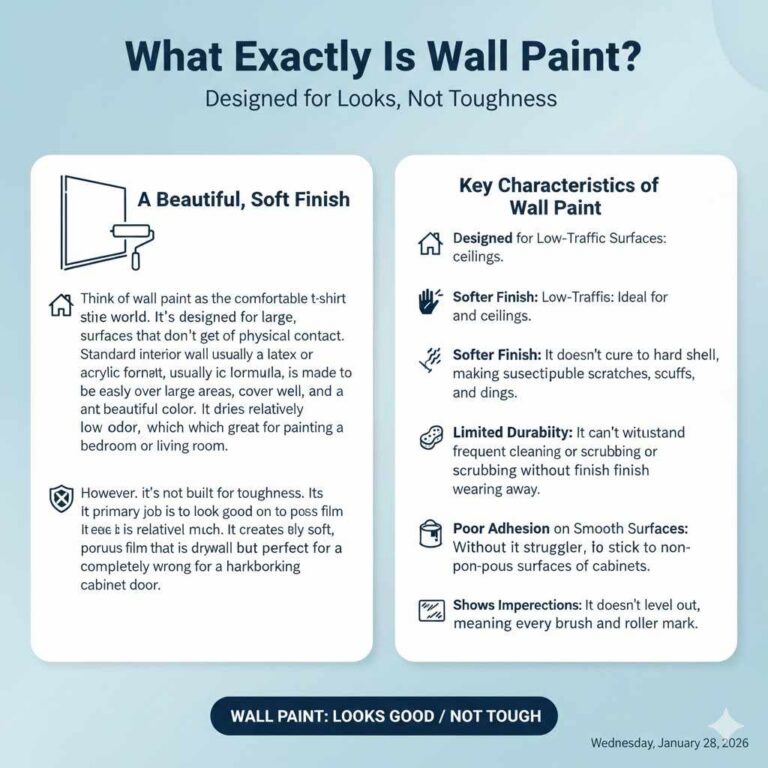 Cabinet Paint vs Wall Paint: The Proven Best Choice