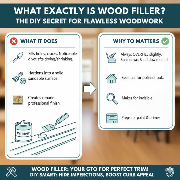 How to Use Wood Filler on Trim for Flawless Results