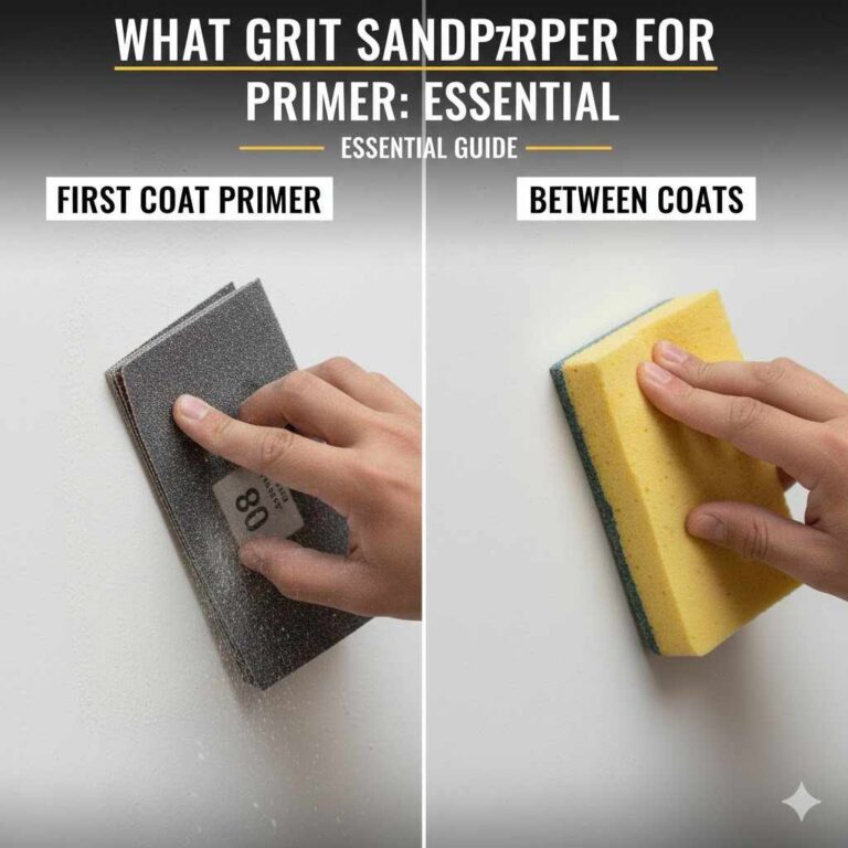What Grit Sandpaper For Primer: Essential Guide