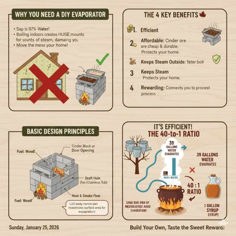 DIY Maple Sap Evaporator: A Brilliant & Simple Design