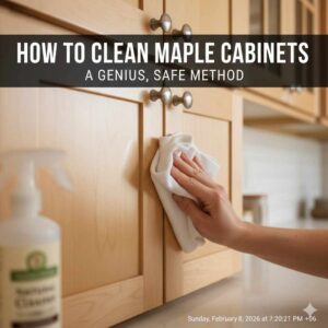 How to Clean Maple Cabinets: A Genius, Safe Method