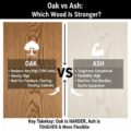 Oak vs Ash: Which Wood Is Stronger?