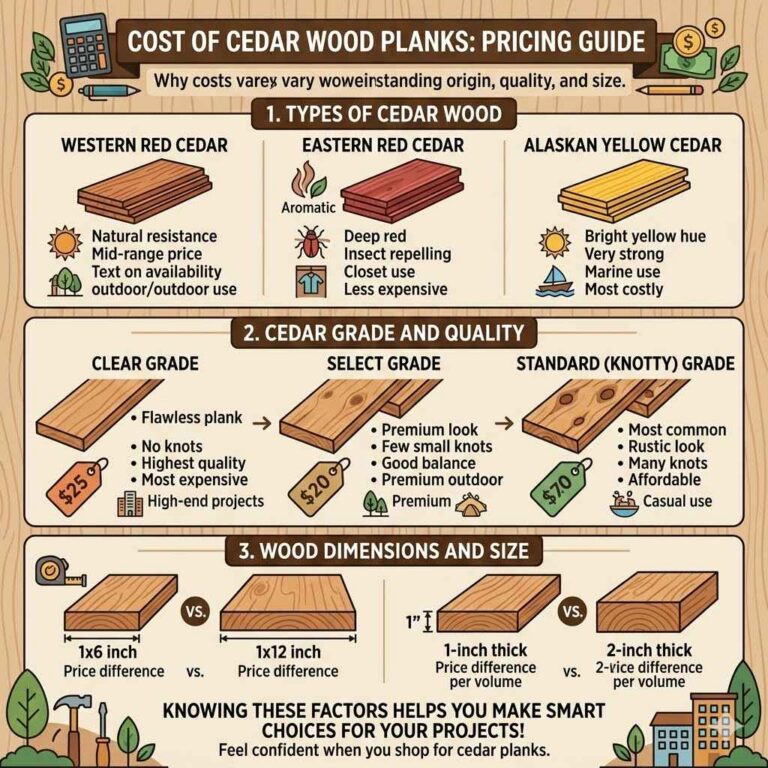 Cost Of Cedar Wood Planks: Pricing Guide