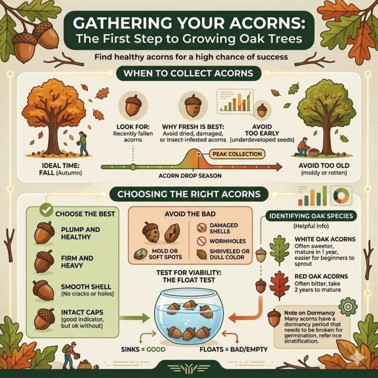 How to Grow Oak Trees From Acorns Easily