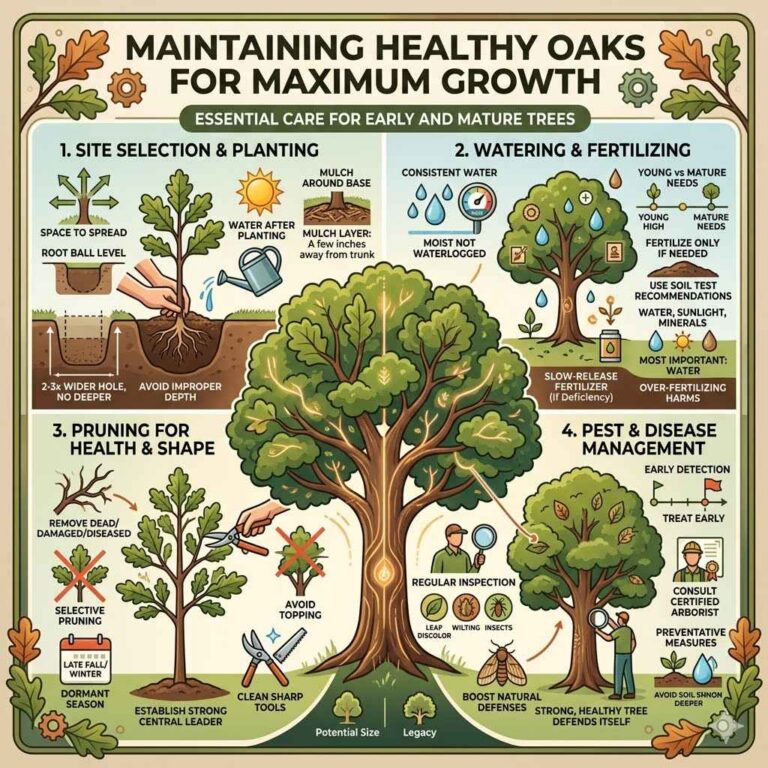 How Big Can Oak Trees Grow? Size Guide – Woodworking Advisor