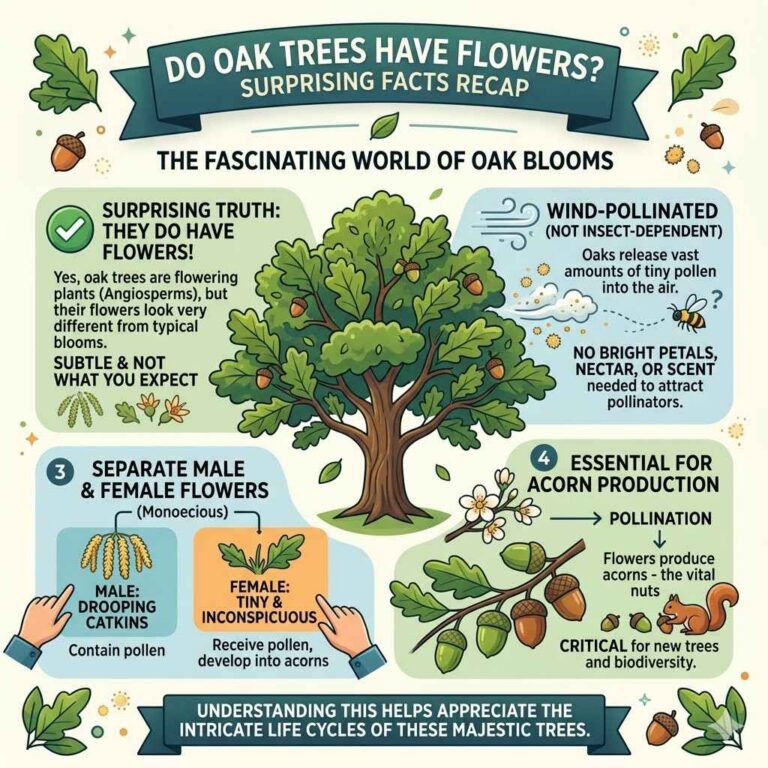 Do Oak Trees Have Flowers Surprising Facts