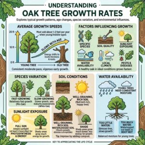 How Fast Does an Oak Tree Grow? Local Species Guide