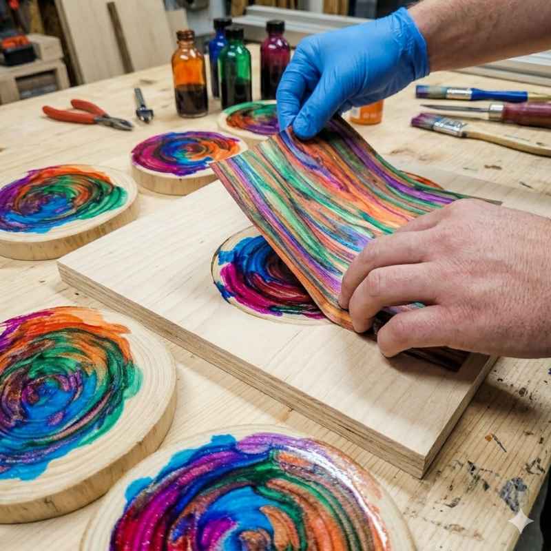 How To Use Unicorn Spit On Wood For Stunning Color Effects